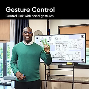 Insta360 Link - PTZ 4K Webcam with 1/2" Sensor, AI Tracking, Gesture Control, HDR, Noise-Canceling Microphones, Specialized Modes, Webcam for Laptop, Video Camera for Video Calls, Live Streaming