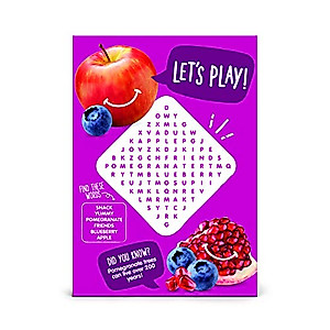 Happy Kid Organic Superfoods Twist Apple Blueberry Pomegranate, 3.17 Ounce Pouch (Pack of 16) Baby Toddler Kid Snack, Resealable, No Added Sugar Non-GMO Kosher (Packaging May Vary)