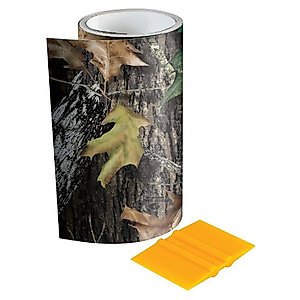 Mossy Oak - 14003-7-BU Graphics 6" x 7' Break-Up Camouflage Tape Roll - Camo Vinyl with a Matte Finish - Ideal for Covering Guns, Bows, Cameras, and Other Hunting Accessories. Squeegee Included.
