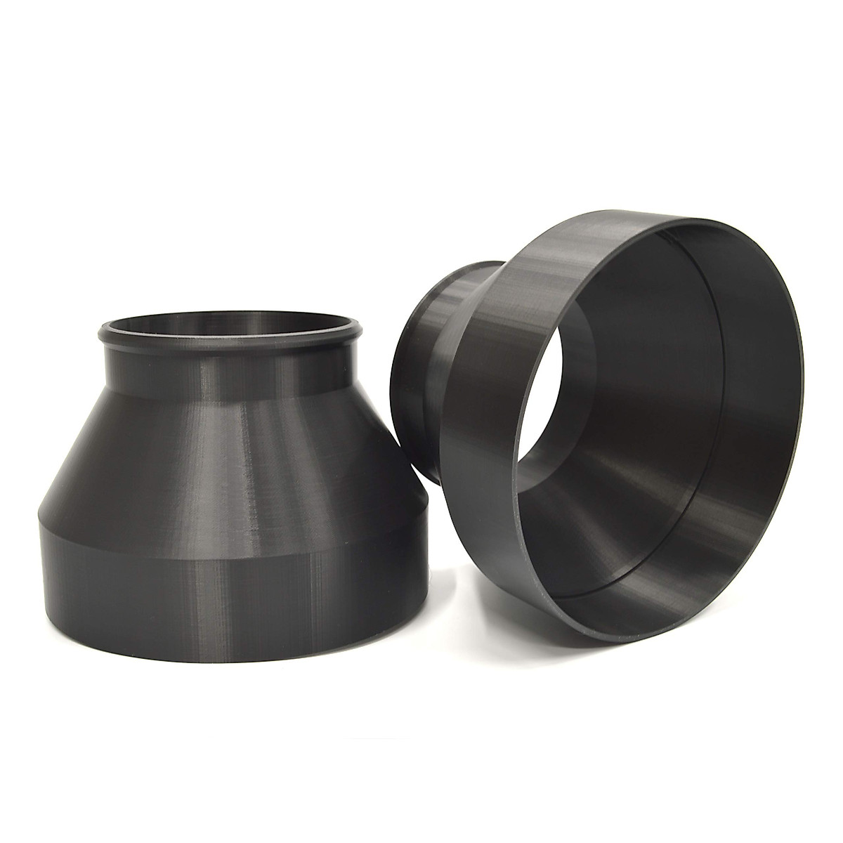 LEAK FREE 6"-4" Reducer Adapter for 6" AC Infinity Inline Fan S6/T6 (2 Pack)