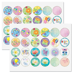 Susan Winget Studio All Occasion Greeting Cards with Seals - Set of 40 (20 Designs), Large 5 x 7 Inch Cards, Birthday, Sympathy, Get Well