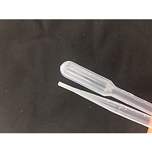 YXQ 50Pcs 3ml Transfer Pipettes Plastic Disposable Liquids Dosing Fine Tip Dropper Pipets Graduated