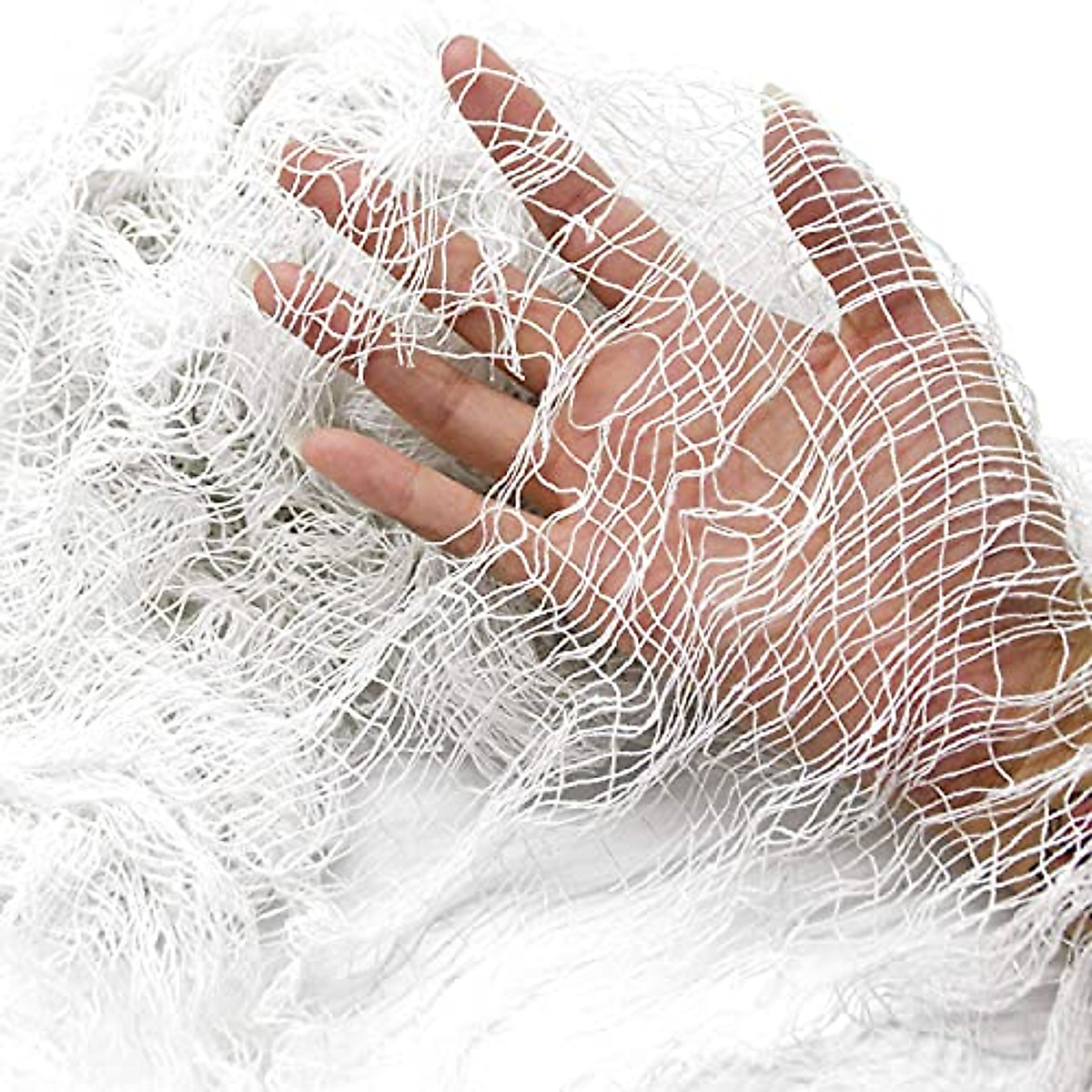 5 PCS Halloween Creepy Cloth,Scary Spooky Cloth Creepy Gauze-30 x 72inch Freaky Loose Weave Creepy Cloth Fabric Scary Spooky for Halloween Party Decoration (3 Black + 2 White)