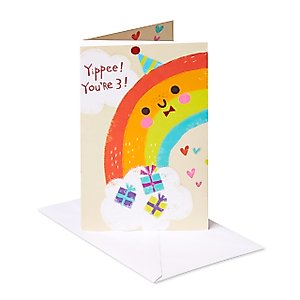 American Greetings 3rd Birthday Card (Yippee)