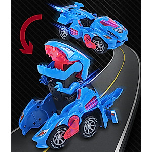 Transformer Toys for 3 4 5 Year Old Boys, Dinosaur Toys for 3-6 Year Old Boys Toys Dinosaurs Toy Car，Christmas Birthday，Dino Toy Cars Birthday Gifts for Toddlers Boys Girls