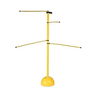 Retyion Kids Basketball Training Equipment Dribble Stick Adjustable Height Basketball Dribble Trainer for Indoor Outdoor