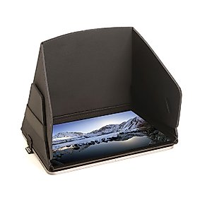 Collapsible Molded iPad Pro 11" Sun Shade and Privacy Hood - Compatible With iPad 11 Inch - Case Travel Cover - Sun Shield Protector Monitor Hood - MADE IN USA