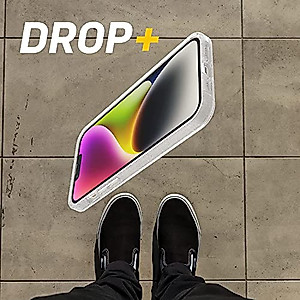 OtterBox Symmetry Series+ Clear Antimicrobial Case with Magsafe for iPhone 14 Plus (Only) - Non-Retail Packaging - Flower Fields (Graphic)