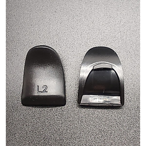 1 Pairs L2 R2 Trigger Extenders Buttons for Playstation 4 PS4 PS4 Slim Pro Controller Black