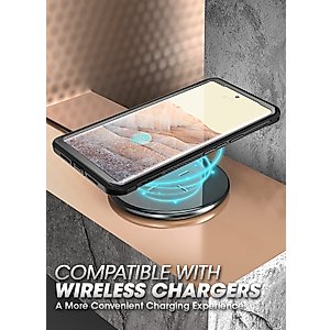 SUPCASE Unicorn Beetle Pro Series Case for Google Pixel 7 (2022 Release), Full-Body Rugged Belt-Clip & Kickstand Case with Built-in Screen Protector (Black)