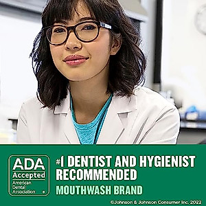 Listerine Freshburst Antiseptic Mouthwash for Bad Breath, Kills 99% of Germs That Cause Bad Breath & Fight Plaque & Gingivitis, ADA Accepted Mouthwash, Spearmint, 1.5 L