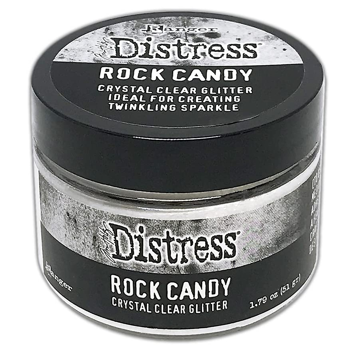 Ranger Tim Holtz Distress Stickles Dry Glitter, 3-Ounce, Clear Rock Candy