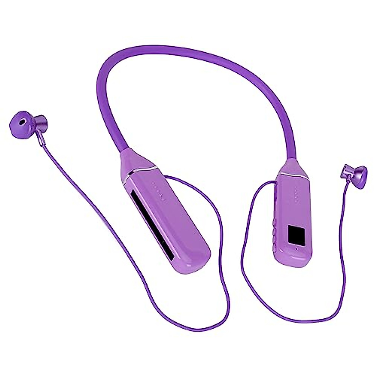 Pssopp Neckband Headphone AntiInterference Magnetic Earphone Headset IPX5 Waterproof LED Power Display ()