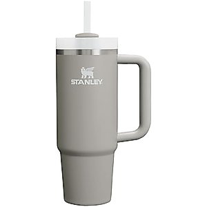 Stanley Quencher H2.0 Tumbler with Handle and Straw 30 oz | Flowstate 3-Position Lid | Cup Holder Compatible for Travel | Insulated Stainless Steel Cup | BPA-Free | Ash