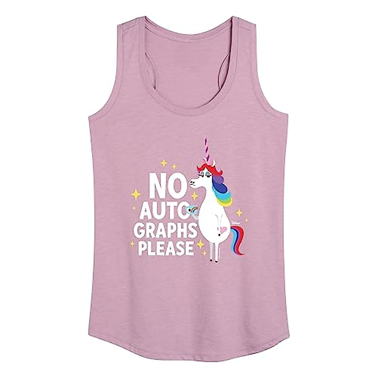 Disney Inside Out - No Autograph Please - Women's Racerback Tank Top - Size Medium