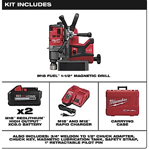 Milwaukeey M18 FUEL 1-1/2'' Magnetic Drill High Demand Kit