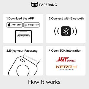 NEWKAOPU Pocket Printer Mini Mobile Printers Bluetooth Wireless Portable Thermal Printer Compatible with iOS and Android for Learning Assistance, Journal, Fun, Work,Notes, (P1-White)