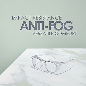 Anti Fog Safety Glasses (Crystal)