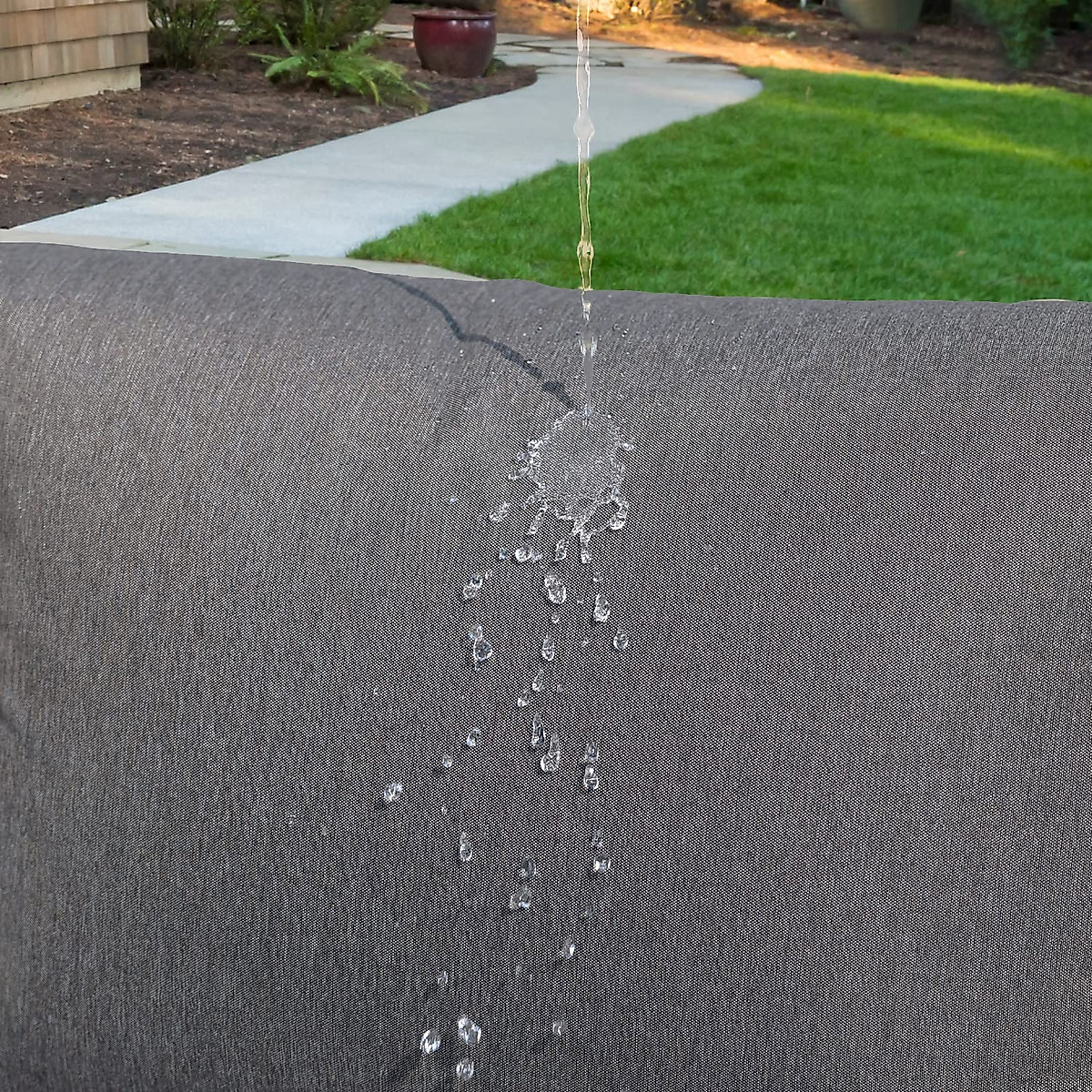 BPS Patio Furniture Loveseat Aluminum Sofa Couch Deep Seat - All-Weather Resistant Outdoor Conversation Set with Thick Cushions