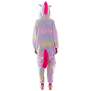 Spooktacular Creations Unicorn Onesie Costume Pajamas Adult (Small)