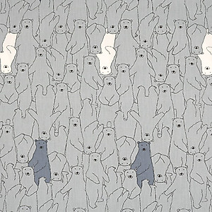 6Pcs Cartoon Prined 18" x 22" Fat Quarters Fabric Bundles for Patchwork Quilting,Pre-Cut Quilt Squares for DIY Sewing Patterns Crafts