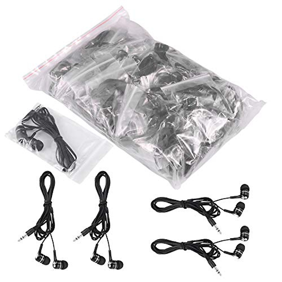 Yoley Bulk Earbuds Headphones Wholesale Earphones 50 Pack, Factorymall ...