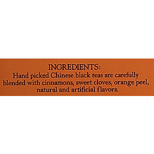 Harney & Sons Caffeinated Hot Cinnamon Sunset Black Tea with Orange and Cloves Tin 20 Sachets