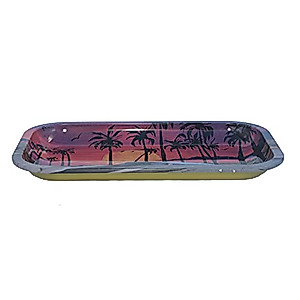 The Realm Of Oz LLC Lowrider Metal Tray Medium Sized Serving Tray 10.7 x 6.3 x1 Metal Serving Tray with Smooth Edges for Home or Travel
