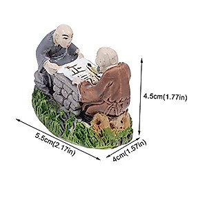 Balacoo 8 Pcs Resin Figures Cars Toys Miniature Fairies Garden Figure Sand Garden Accessories Figurines Micro Landscape Decorations Character Figure Miniature Man Fairy Garden Aquarium