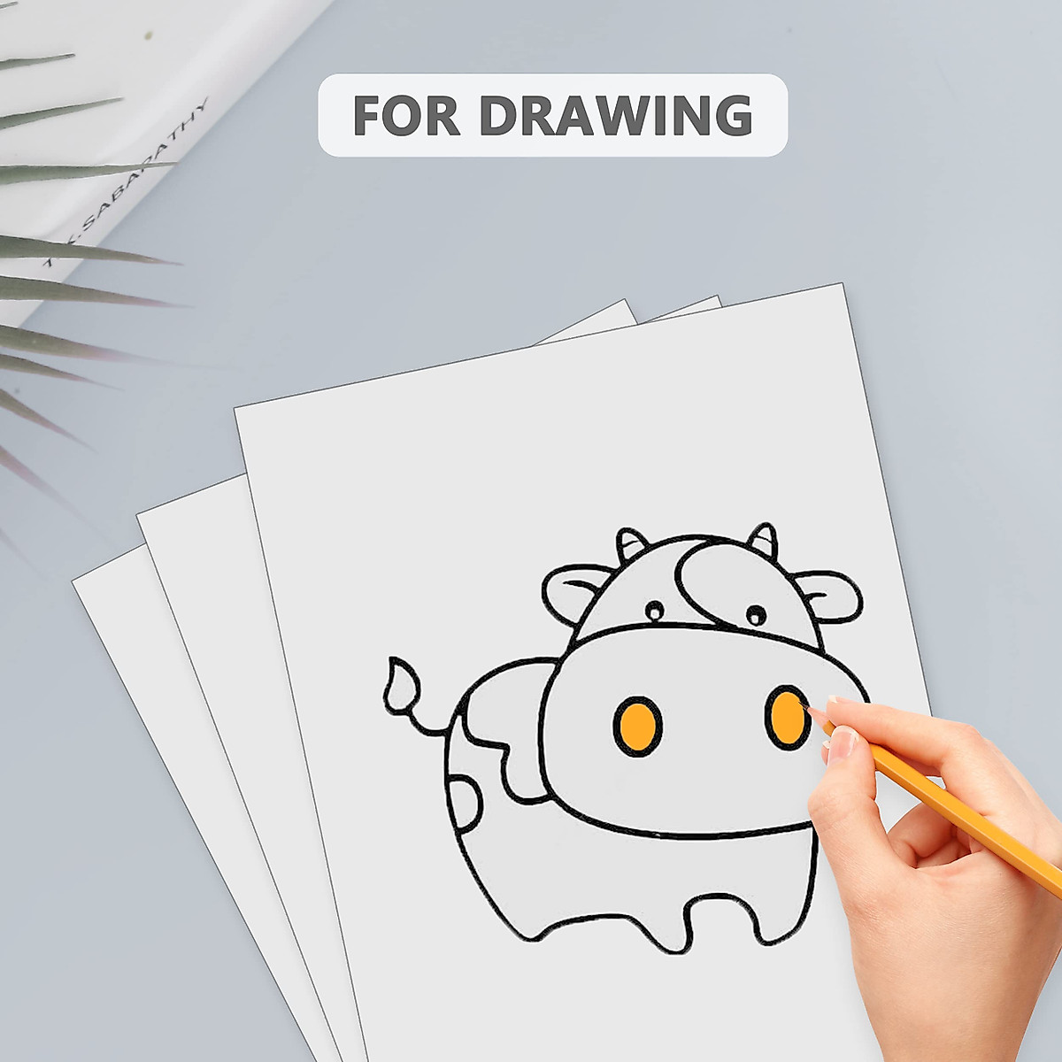 Somime 25 Pack Backing Boards Only - 8x10 Uncut White Mats Matboards, Acid Free Backerboards for Art Prints, Ideal for Photos/Pictures/Prints/Frames/Arts