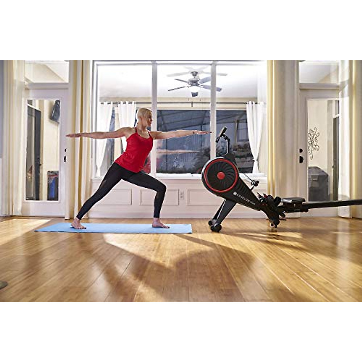 Echelon Fitness - Rowing Machine - Home Workout Equipment - Foldable Rowing Machine - 32 Resistance Levels - Touch Screen & Bluetooth Controller - 30-Day Free Membership - HIIT Magnetic Rowing Machine