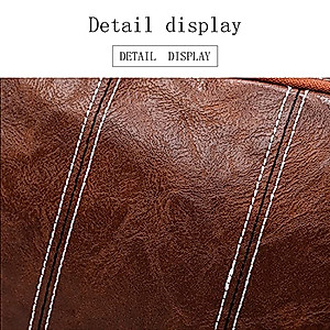 Generic Leather Backpack Purse for Women Brown Trendy Vintage Bag Woman Fashion Travel Satchel Handbag Large Capacity Backpacks, BP-012-Brown, 25x30x16