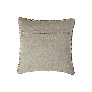 Creative Co-Op Cotton Tufted Throw, Ivory Pillow