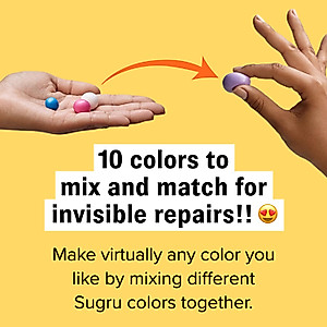 Sugru by Tesa - All Purpose Super Glue, Moldable Craft Glue for Indoor & Outdoor - Adhesive Glue for Creative Fixing, Repairing, Bonding & Personalizing - 8 Pack - Multicolor (3.5g/ea)