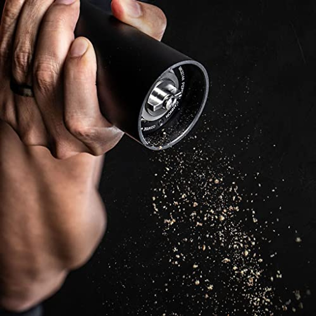 MANNKITCHEN Pepper Cannon - Professional Grade Heavy Duty High Output Pepper Mill