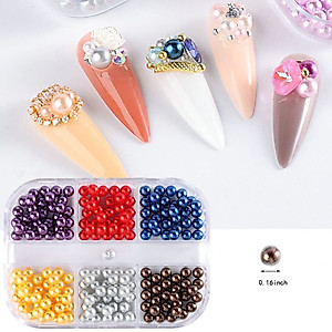 3D Butterfly Pearl Nail Charms Gems Accessories Flamingo Summer Party Nail Art Decoration Sticker Hand Account Stickers 3 Piece Set