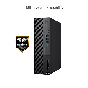 ASUS ExpertCenter D700SD Small Form Factor Desktop PC, Intel Core i5-12400, 16GB DDR4 RAM, 512GB PCIe SSD, TPM, Windows 11 Pro, Black, D700SD-XH504
