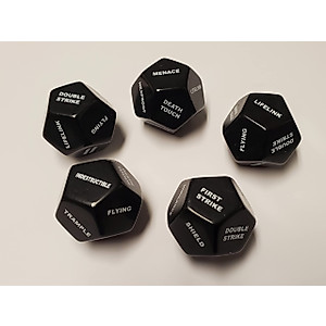 5X Deluxe 12 Sided Large Keyword & Shield Counters for Magic: The Gathering MTG CCG