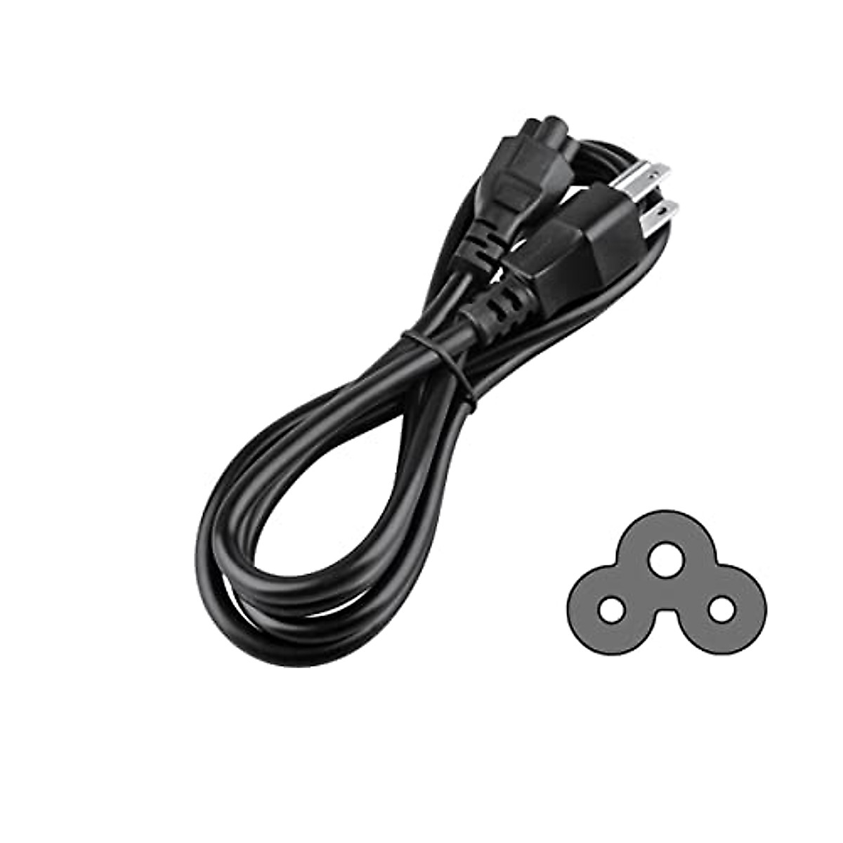 Omilik New AC in Power Cord Outlet Socket Cable Plug Lead for Artograph LED1000 LED 1000 Digital Art Projector