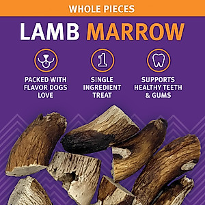 Icelandic+ Lamb Marrow Whole Pieces Dog Chew 4.0-oz Bag