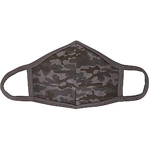 Quality Durables Unisex Adult 4-Pack Washable Reusable Face Mask, Black Camo/Black/Olive Camo/Olive, Large/X-Large