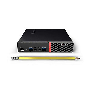Lenovo ThinkCentre M900 Tiny Desktop, Quad Core i3 6100T 3.2GHz, 8GB DDR4, 256GB SSD Hard Drive, Windows 10 Pro (Renewed)