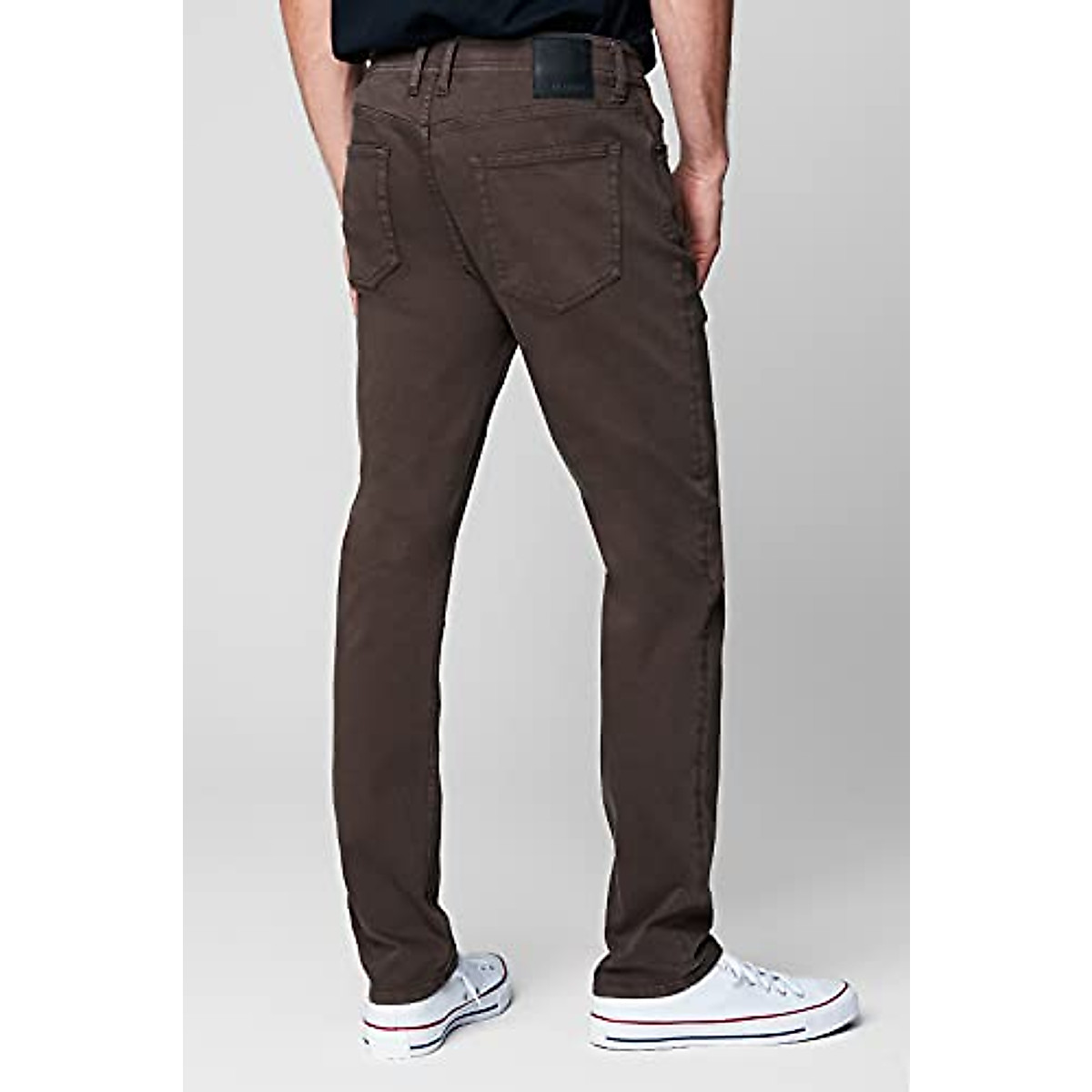 [BLANKNYC] mens Slim Fit Flat Front Tapered Jean With Basic 5-pocket Detail Casual Pants, Turkish Coffe, 32 US