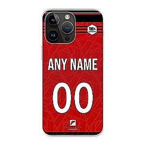 Manchester Football Phone Case 2023 2024 Customize Your Name and Number Silicone Transparent - Compatible iPhone and Samsung (Samsung Galaxy A04)