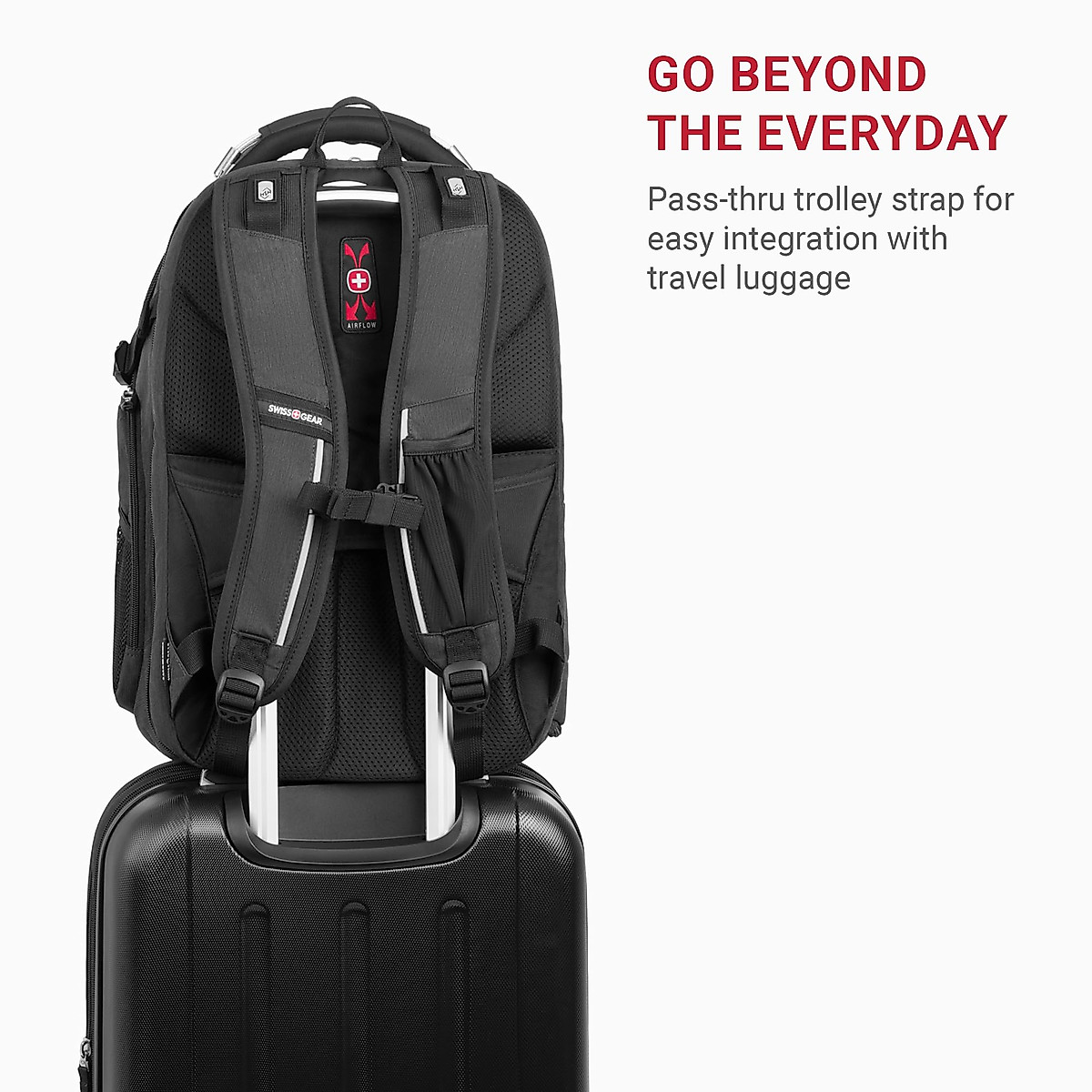 SwissGear ScanSmart Laptop Bag, Gray Heather, Fits 15-Inch Notebook