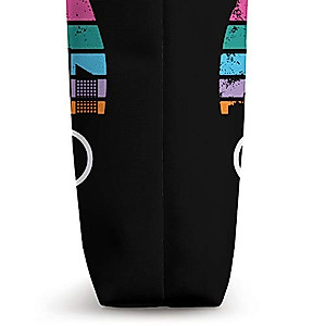 Retro Chicago Architecture Skyline Vintage Deep Pizza River Tote Bag