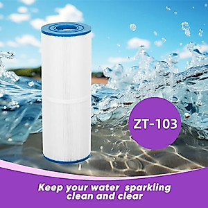 ZOTEE PRB50-In Spa Filter Replaces Unicel C-4950,Darlly 40506,Guardian 413-212-02,Filbur Fc-2390,03Fil1600,17-2380,Jacuzzi J200 Series Filter,Cal Spa Hot Tub Filter,1 Pack