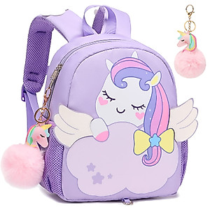 Jumpopack Unicorn Backpack for Girls Toddler Backpack for Girls Preschool Backpack Kids' Backpacks Small Mini Toddler Backpack Toddler Bookbag