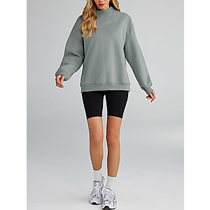 Trendy Queen Womens Oversized Sweatshirts Fall Fashion 2024 Crewneck Pullover Fleece Cute Hoodies Loose Teen Girls Y2K Outfits Clothes