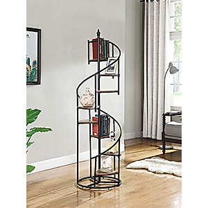 Coaster Furniture Bookcase Rustic Brown and Black 805675